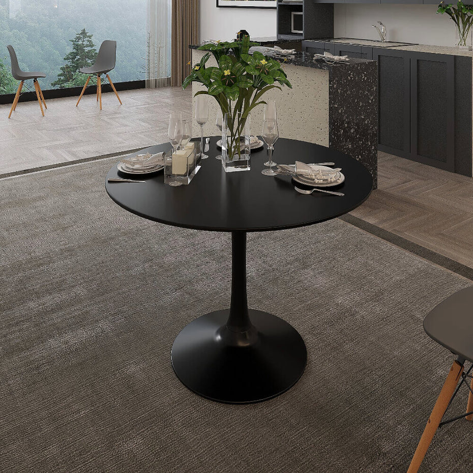 Round Dining Table Size Guide: 32", 36", or 40" – What Seats Who ...